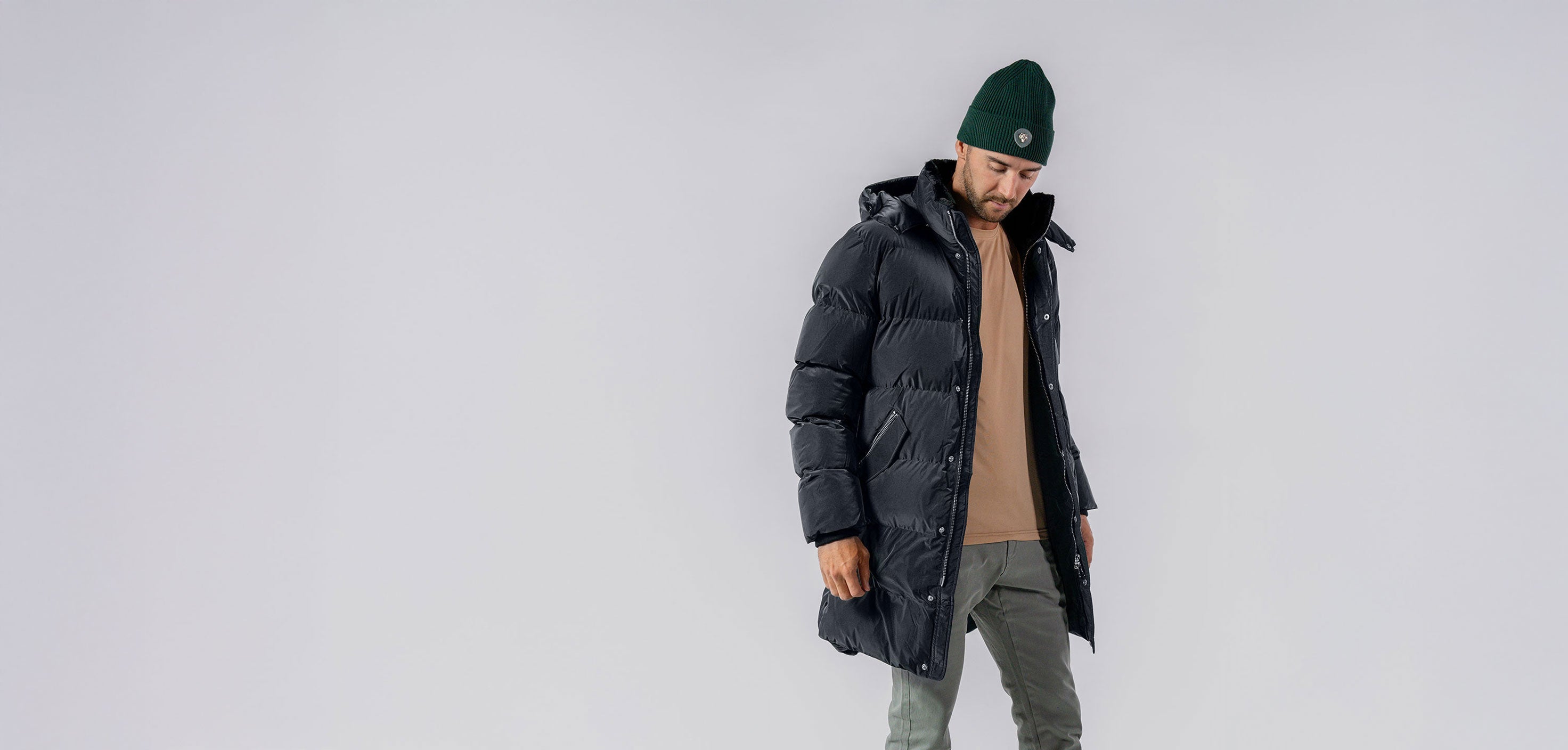 Mens Long Winter Dress Coats Jamaica Special Edition | Woodpecker ...